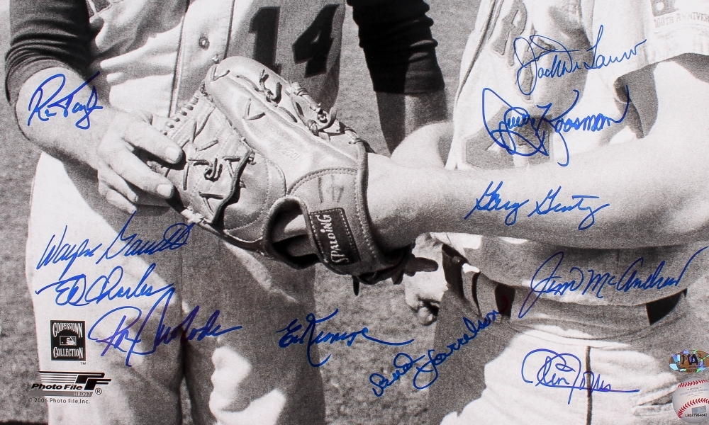 1969 Mets 16x20 Photo Signed By (11) with Bud Harrelson, Ed Kranepool ...