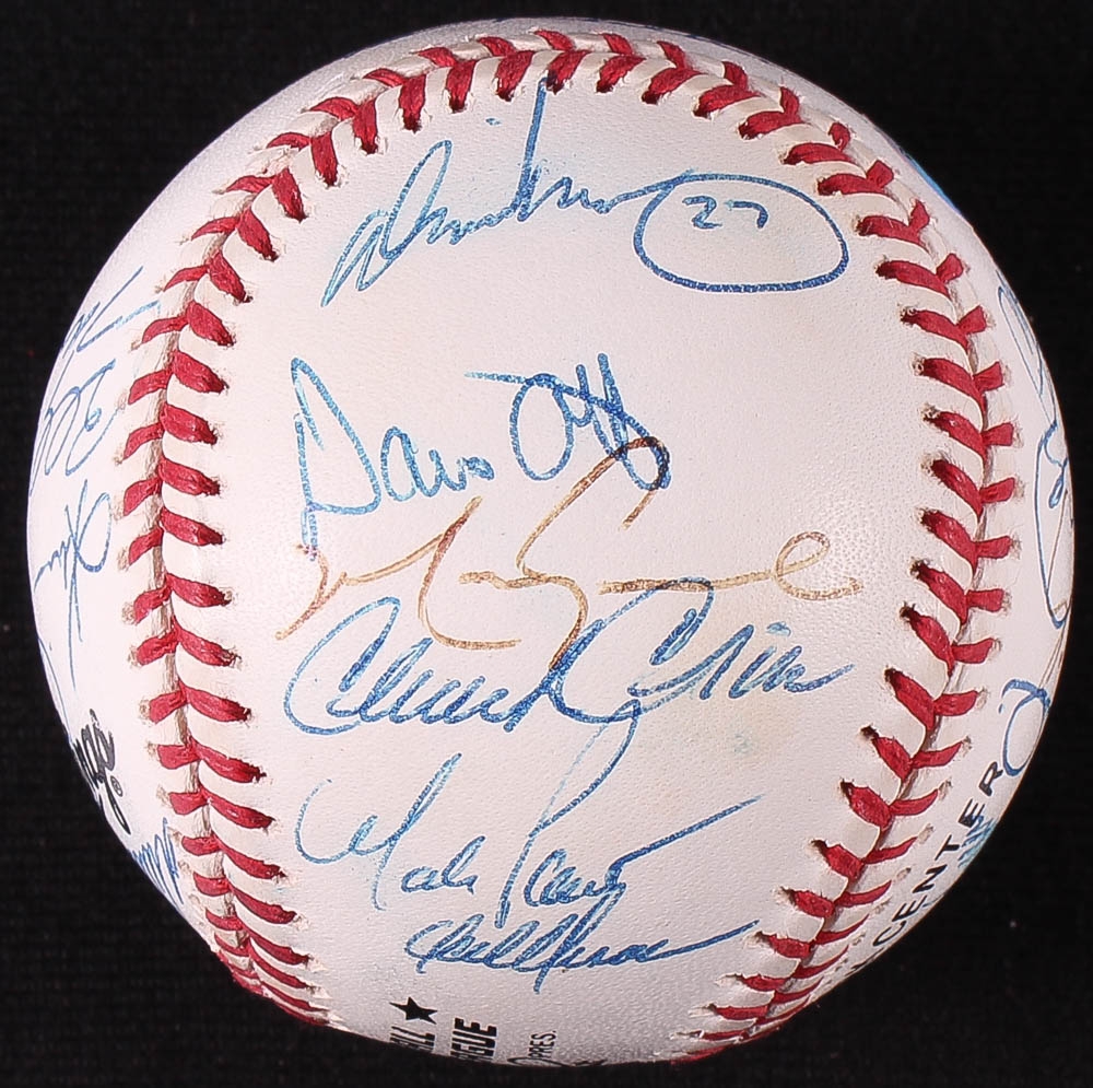 1994 Chicago Cubs Team-Signed ONL Baseball with (21) Signatures ...