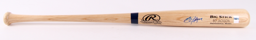 Bo Jackson Signed Rawlings Custom Engraved Big Stick Adirondack Pro ...