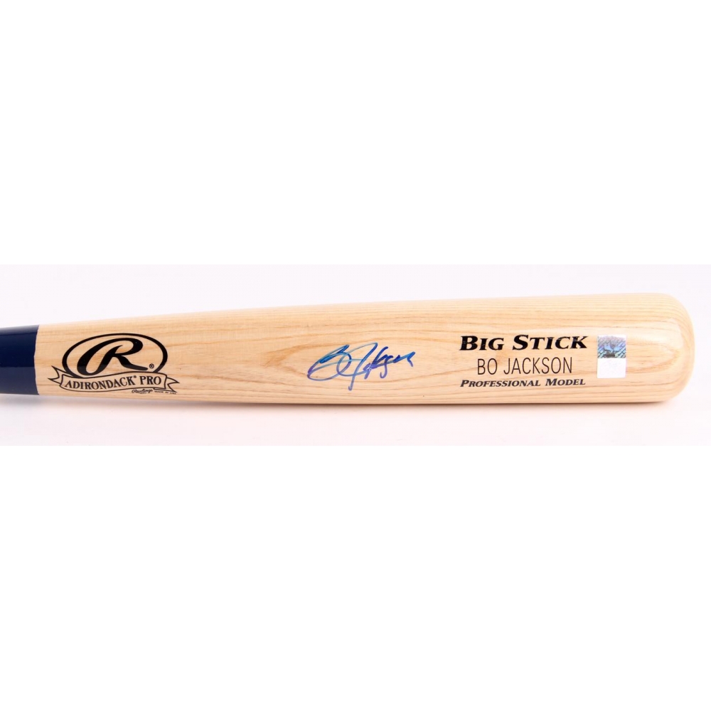 Bo Jackson Signed Rawlings Custom Engraved Big Stick Adirondack Pro ...