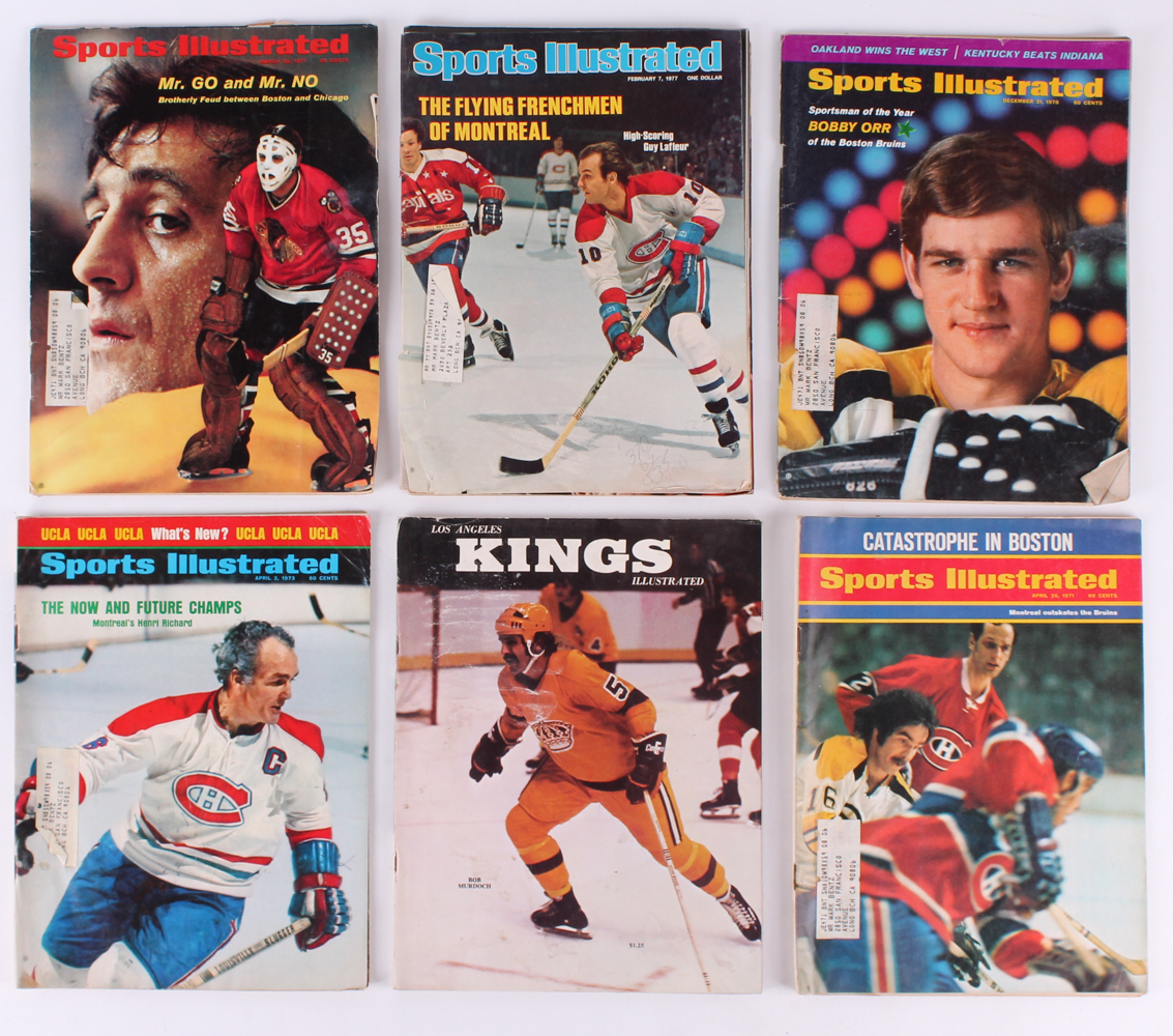 Lot of (6) Vintage 1970s Sports Illustrated Magazines | Pristine Auction
