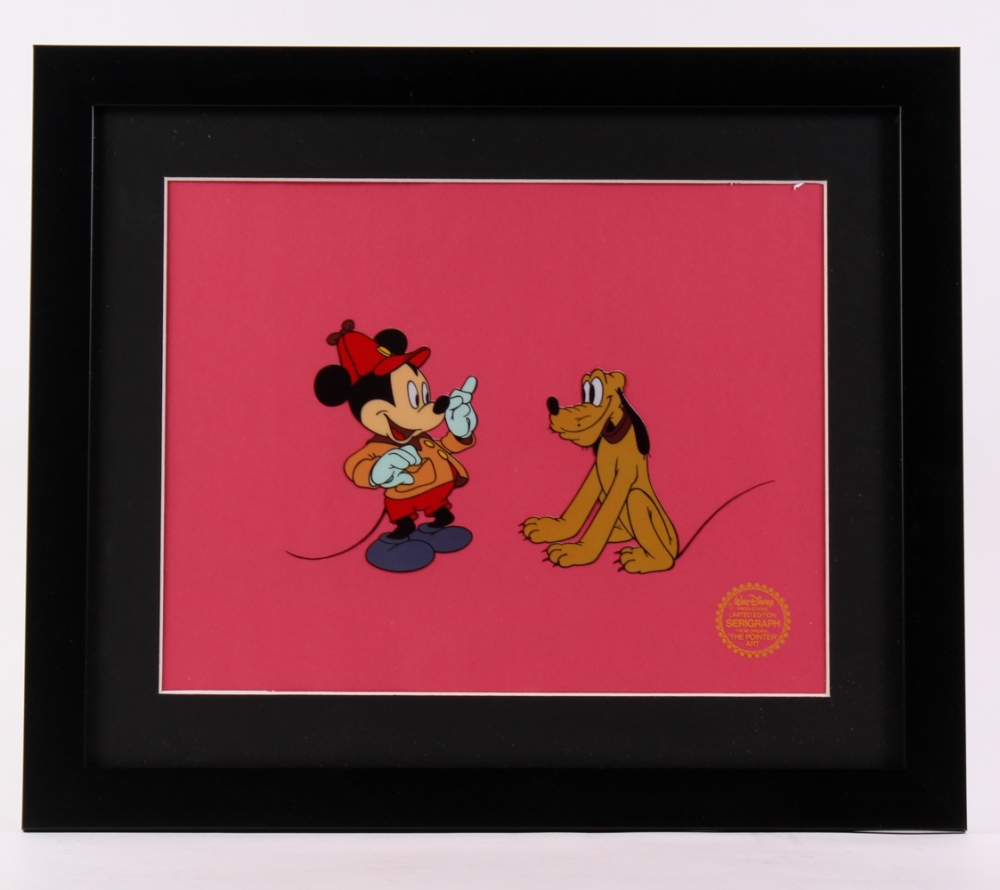 Mickey Mouse and Pluto "The Pointer Art" LE 16x19 Custom Framed ...