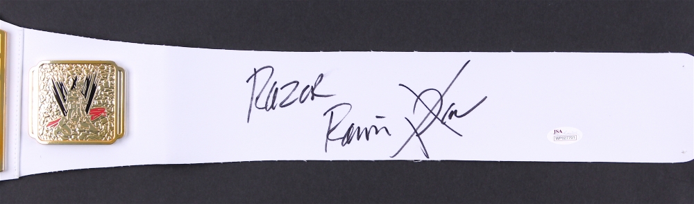 Scott Hall "Razor Ramon" & Sean Walkman Dual Signed WWE ...