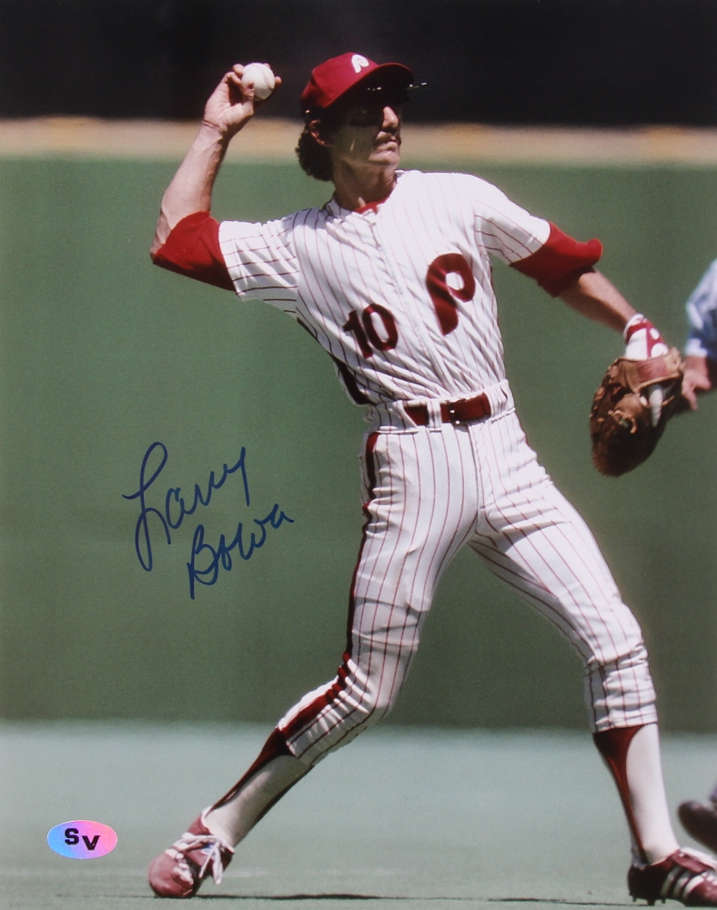 Larry Bowa Signed Phillies 8x10 Photo (Sports Vault COA) | Pristine Auction