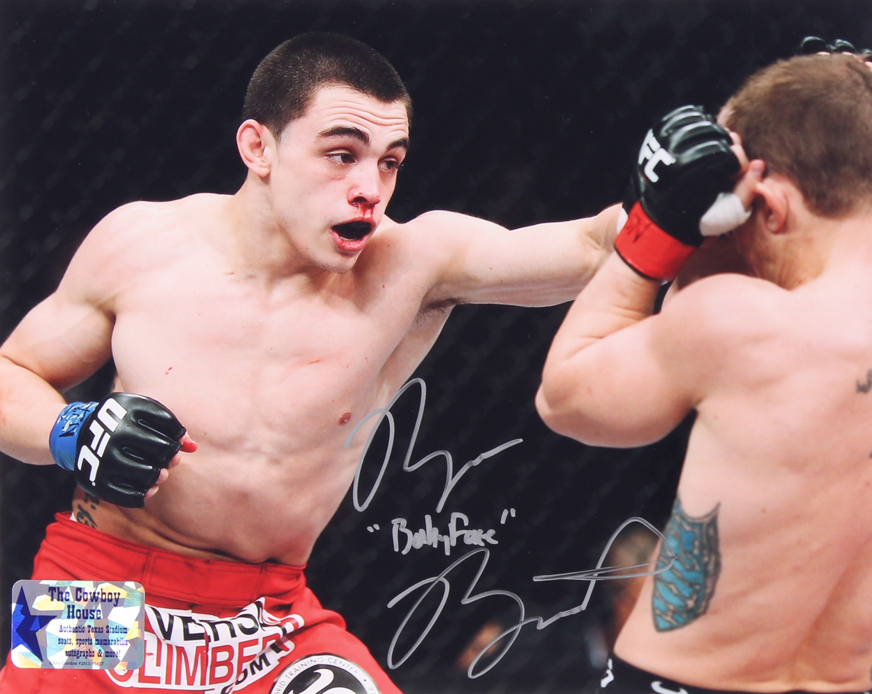 Ryan "Babyface" Benoit Signed UFC 8x10 Photo (The Cowboy House Hologram ...
