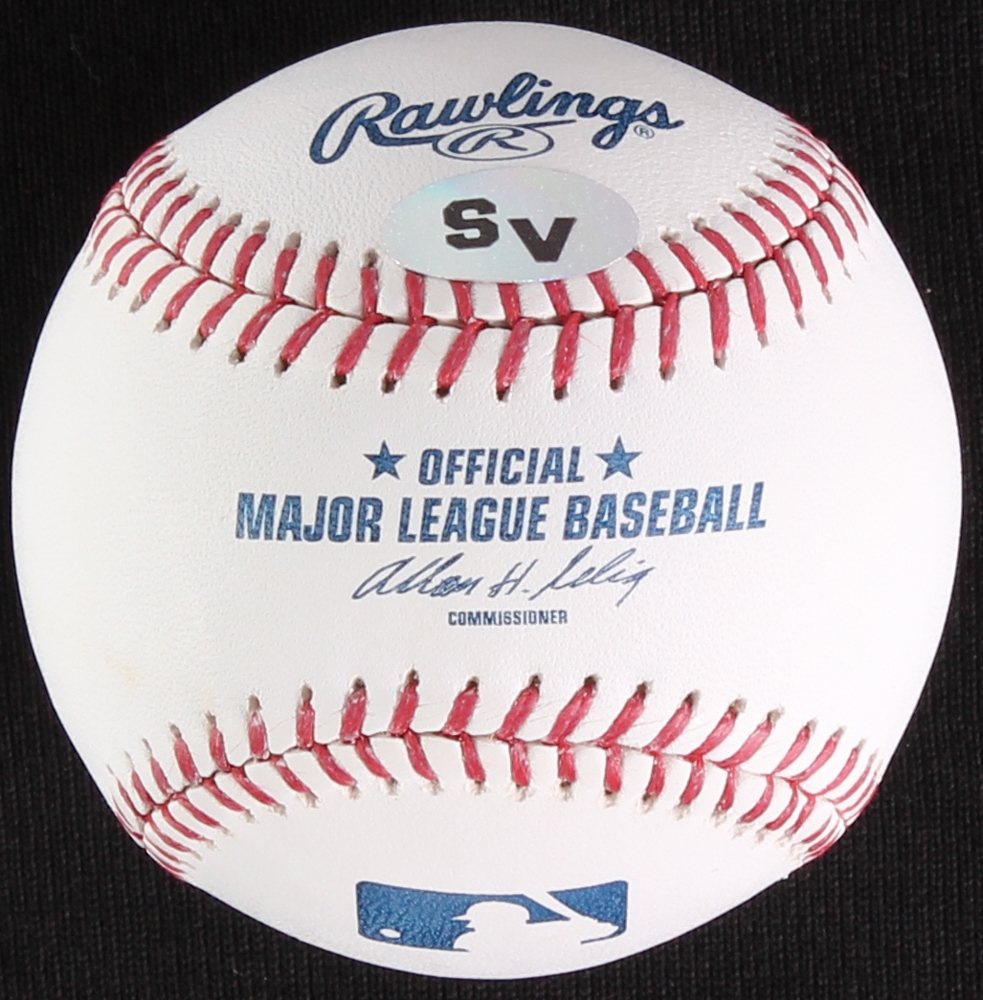 Lenny Dykstra Signed OML Baseball Inscribed "Nails" (Sports Vault COA ...