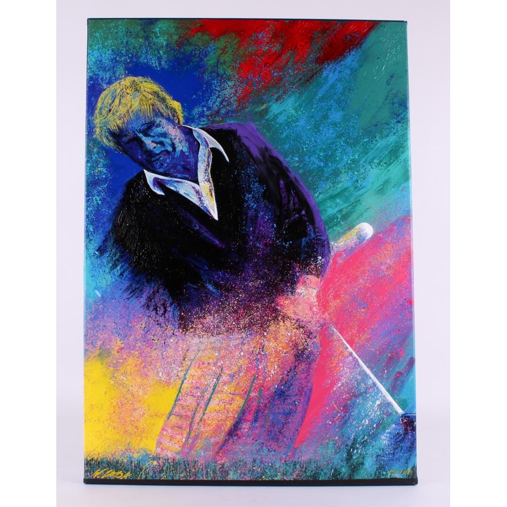 Bill Lopa Signed "Jack Nicklaus" AP Hand-Embellished 28"x 40" Giclee on ...