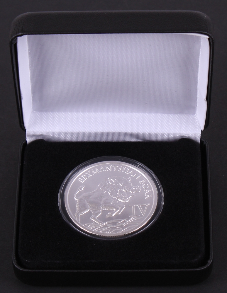 1 oz .999 Fine Silver Hercules Bullion Round with Display Case ...