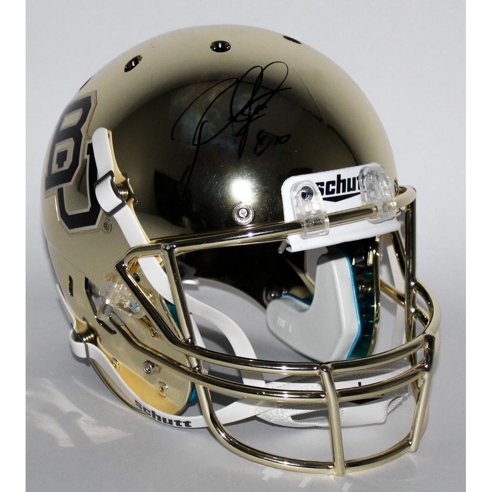 Robert Griffin III Signed Baylor Bears Custom Gold Chrome Full-Size ...