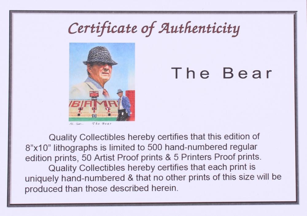 Ben Teeter LE "The Bear" 8x10 Print | Pristine Auction