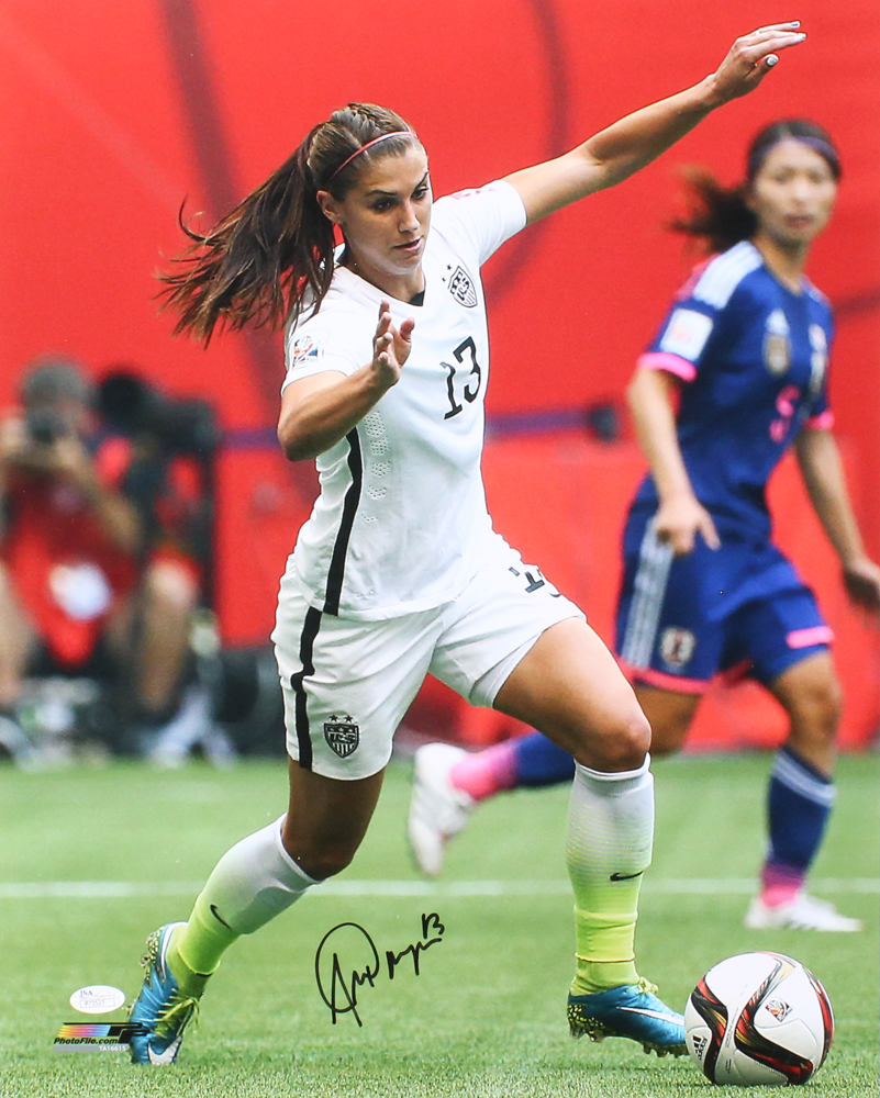 Alex Morgan Signed Team USA 16x20 Photo (JSA COA) | Pristine Auction