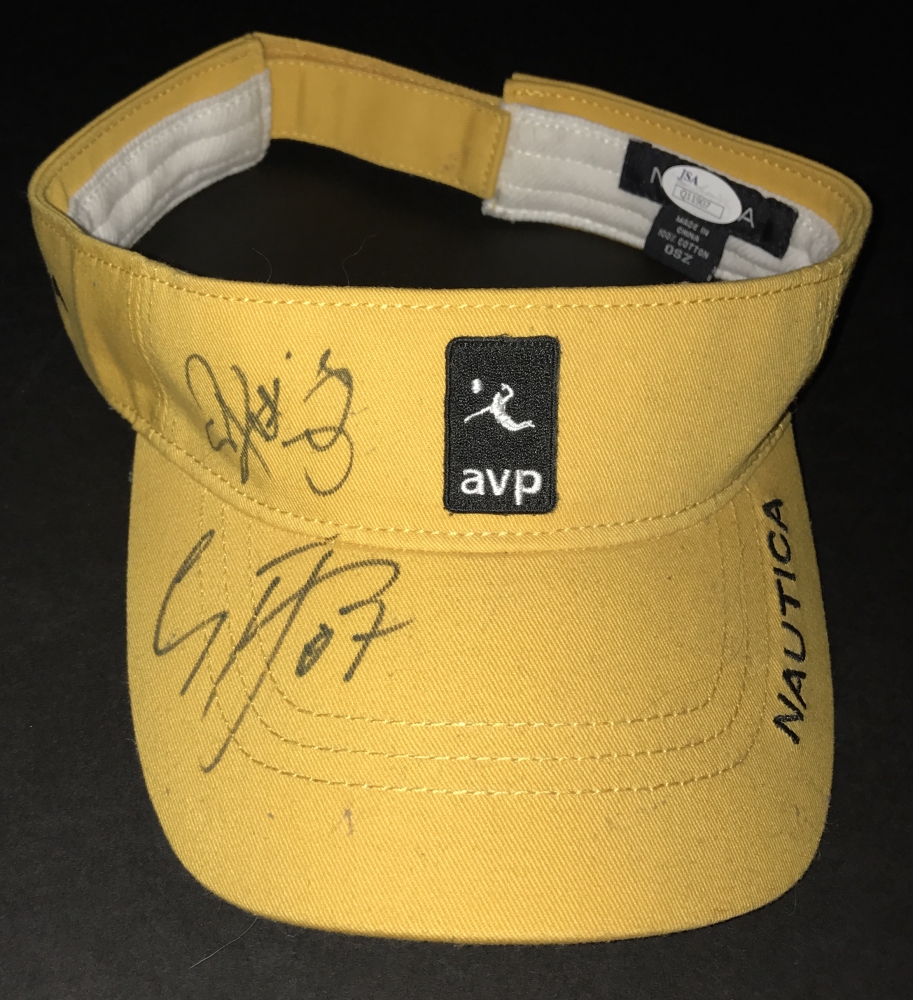 Kerri Walsh & Casey Jennings Signed AVP Volleyball Visor (JSA COA ...