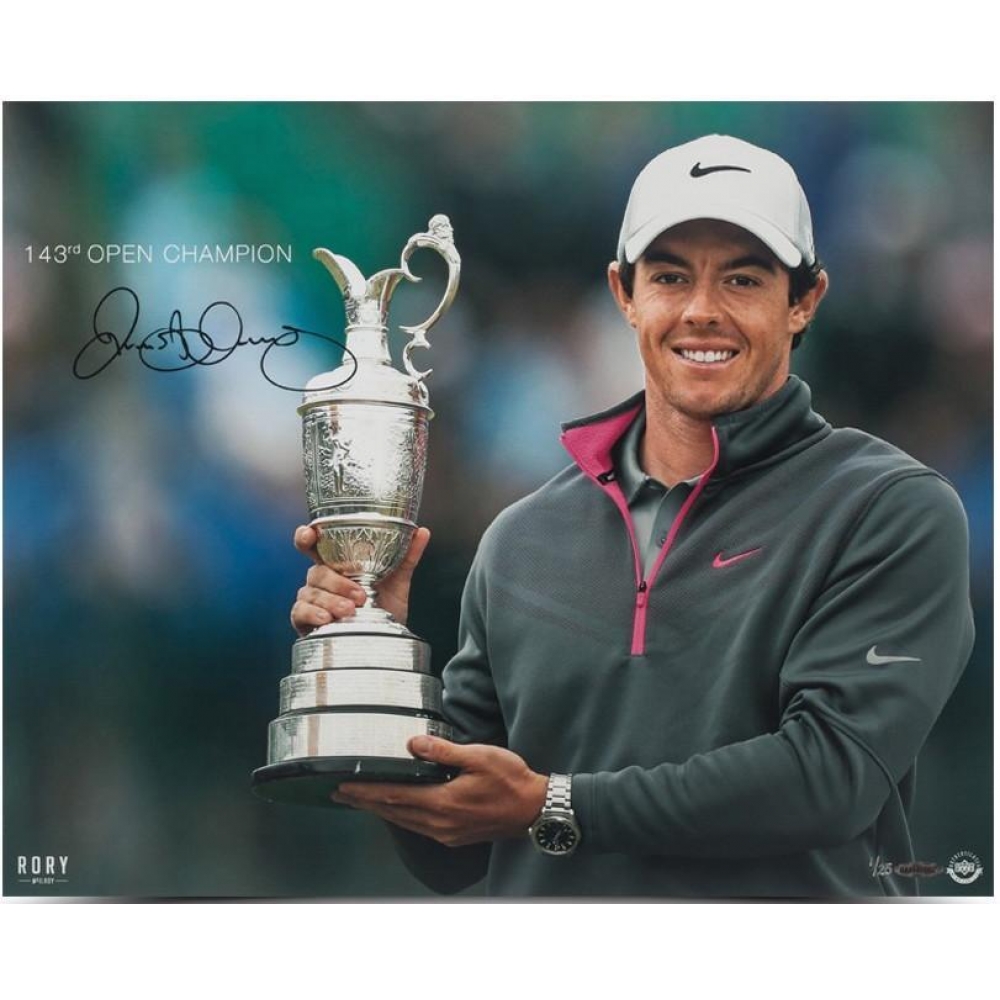 Rory McIlroy Signed "143rd Open Championship" LE 16x20 Photo (UDA COA ...