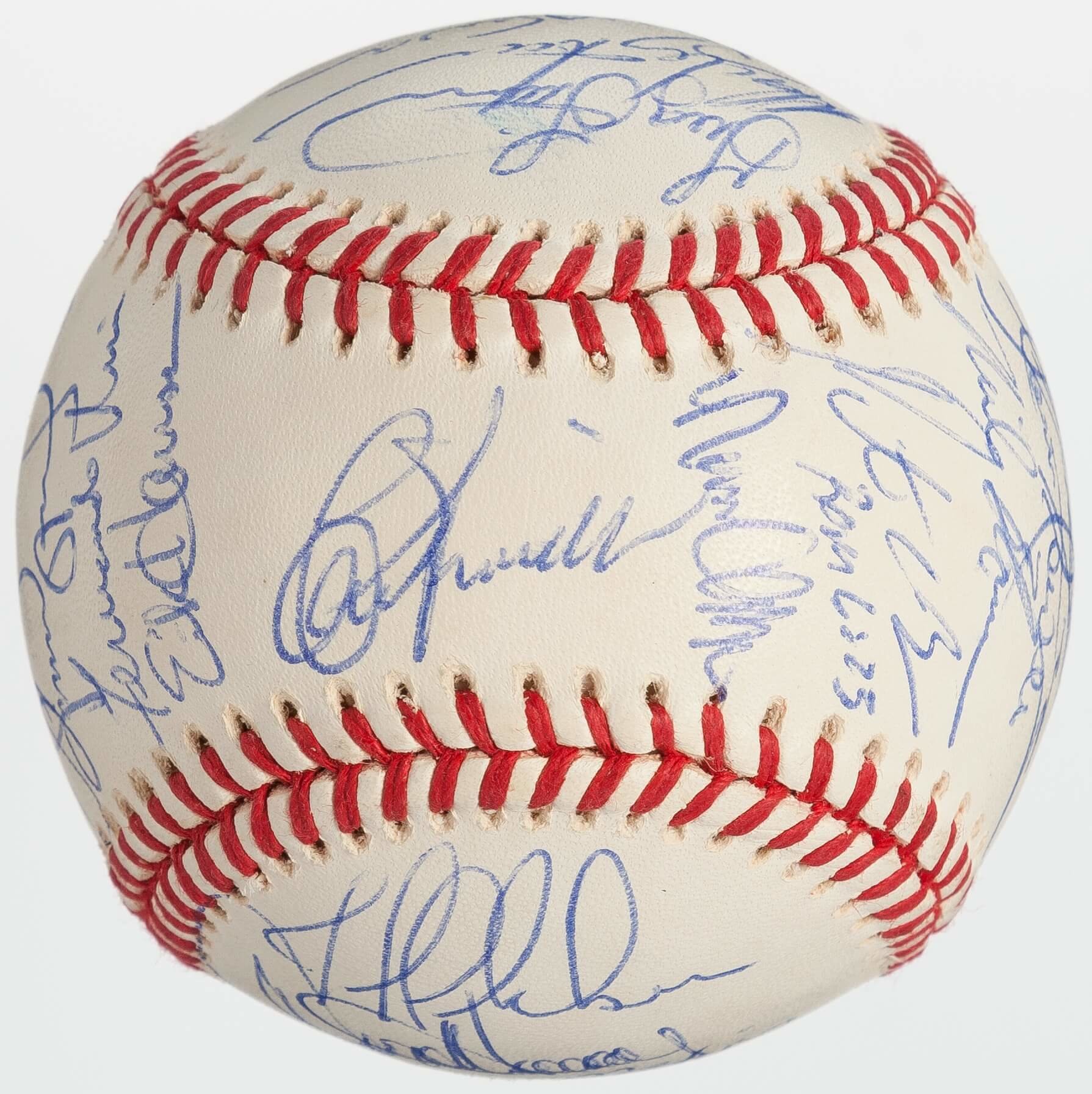 1993 Mariners OAL Baseball Team-Signed by (28) with Ken Griffey Jr ...