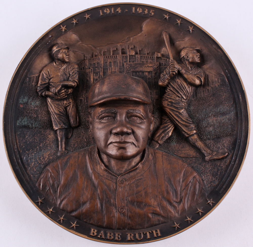Babe Ruth LE "The Sultan of Swat" Bradford Exchange Porcelain Plate ...