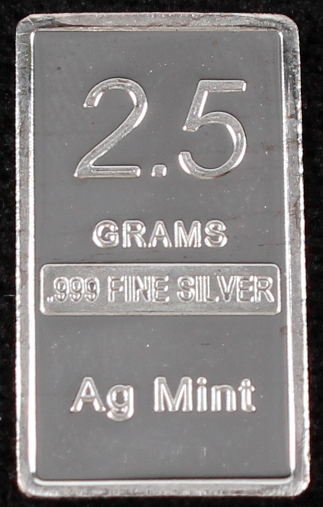 Rare Ag Mint 2.5 Grams .999 Fine Silver Space Needle Bullion Bar ...