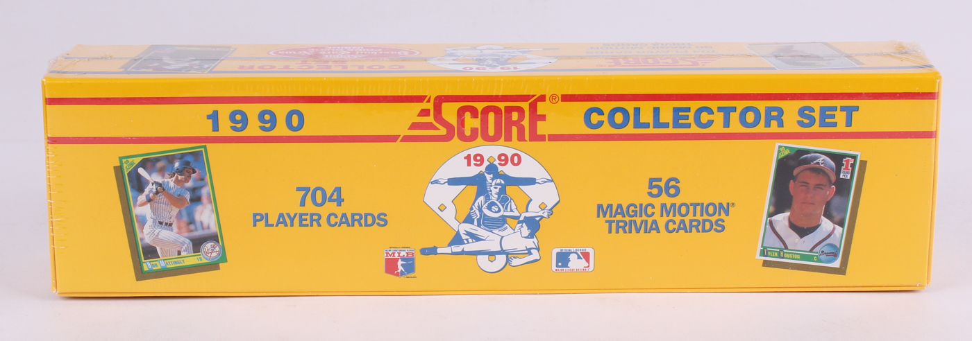 1990 Score Complete Collector Set of (704) Unopened Baseball Card Box ...
