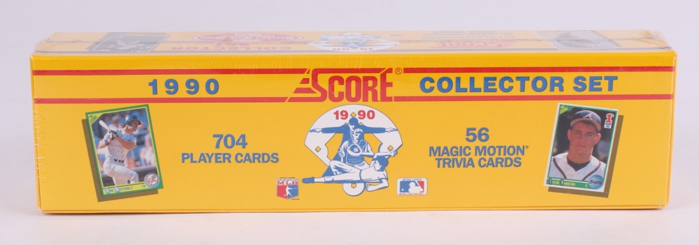 1990 Score Complete Collector Set of (704) Unopened Baseball Card Box ...