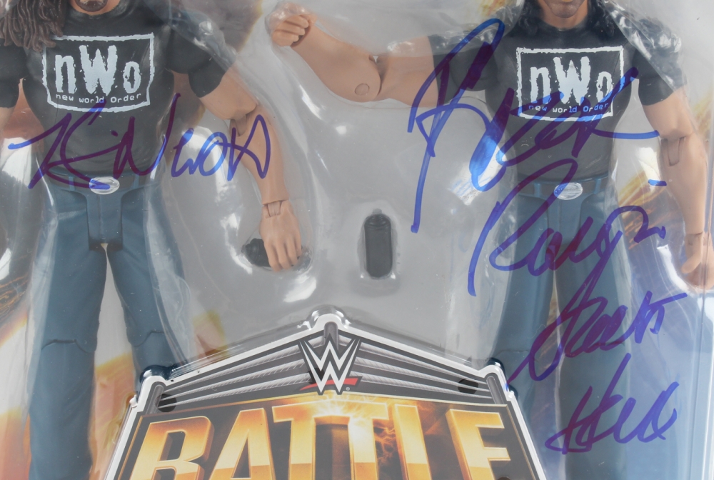 Kevin Nash & Scott "Razor Ramon" Hall Signed "Battle Pack" WWE Action ...