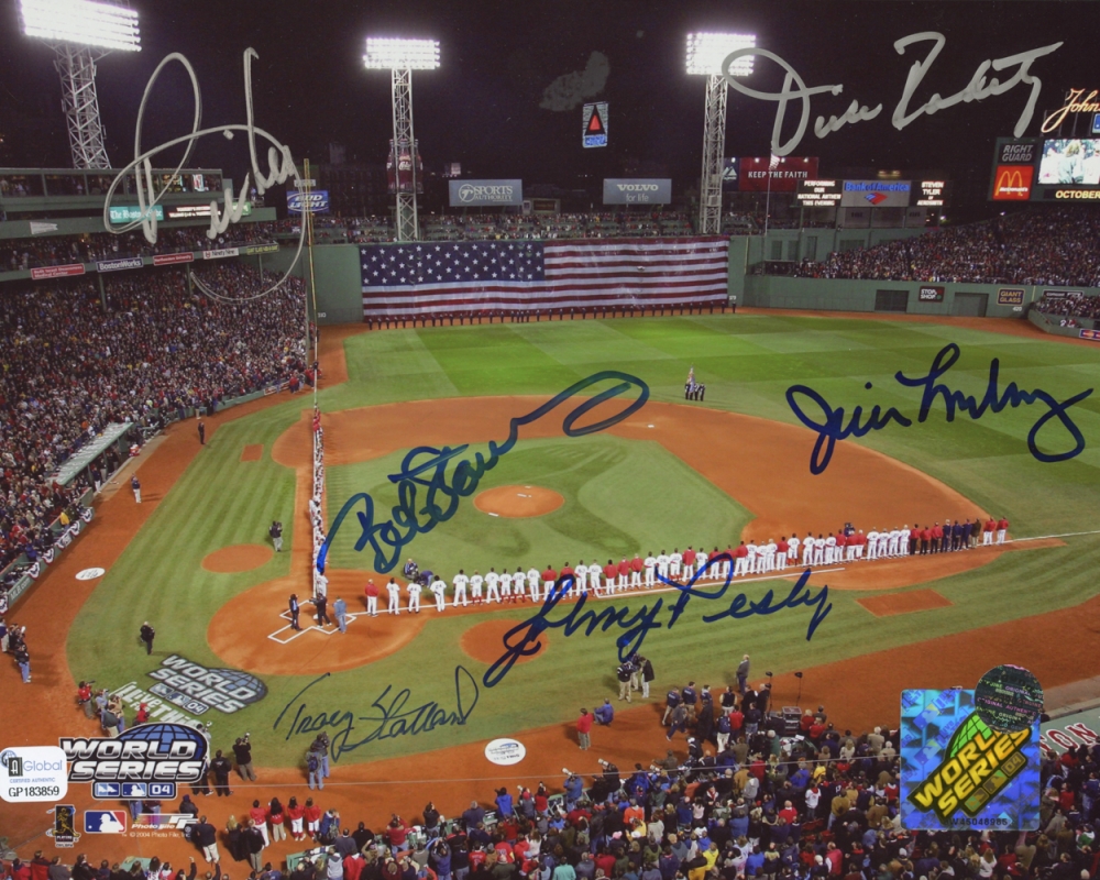 Team-Signed Red Sox 2004 World Series 8x10 Photo Signed By (6 ...