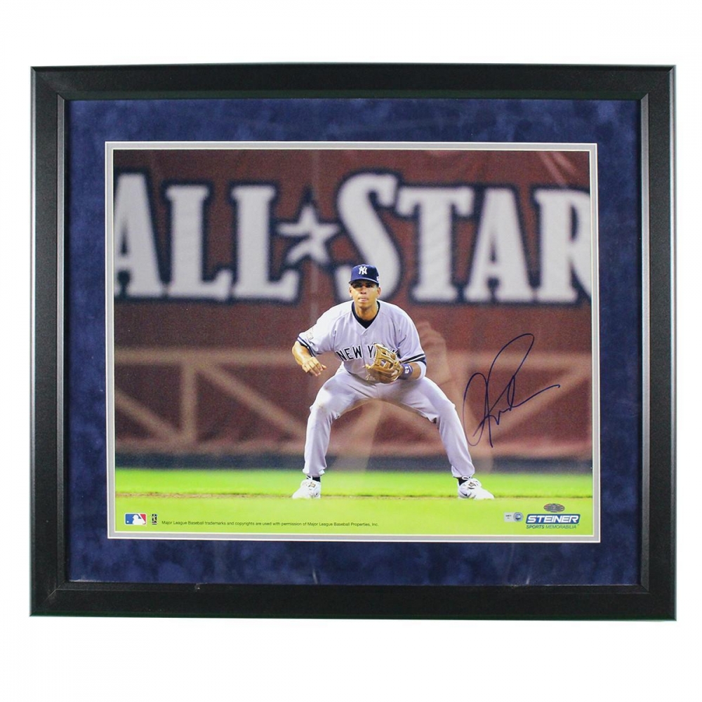 Alex Rodriguez Signed Yankees "All Star Game" 16x20 Custom Framed Photo ...