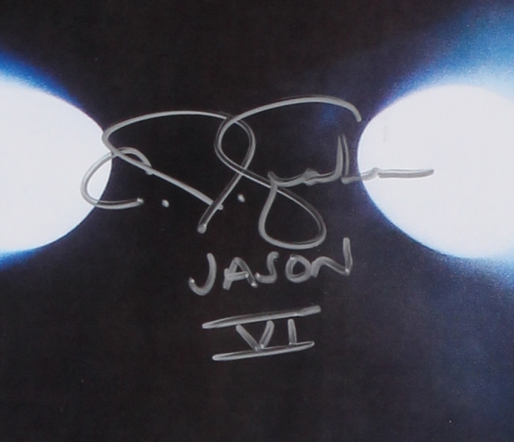CJ Graham Signed "Friday the 13th" 11x17 Photo Inscribed "Jason VI ...