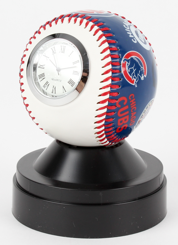 Chicago Cubs Logo Baseball Clock | Pristine Auction