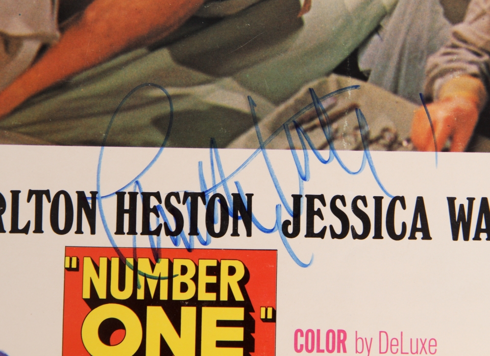 Charlton Heston Signed LE "Number One" 11x14 Lithograph (JSA ALOA ...
