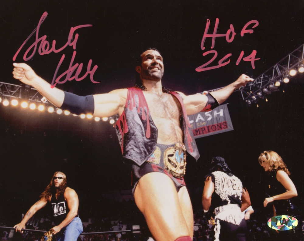 Scott Hall Signed 8x10 Photo Inscribed "HOF 2014" (MAB Hologram ...