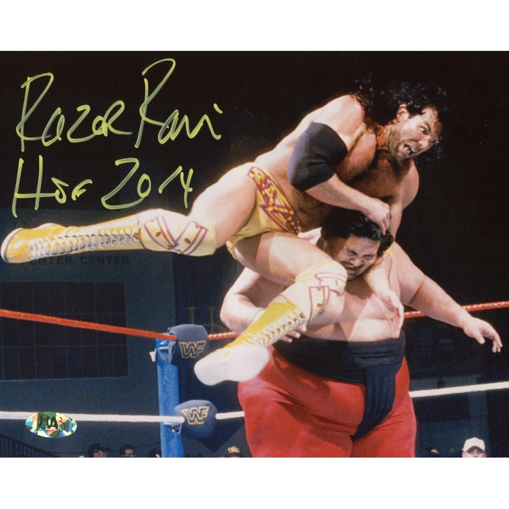 Scott "Razor Ramon" Hall Signed 8x10 Photo Inscribed "HOF 2014" (MAB ...