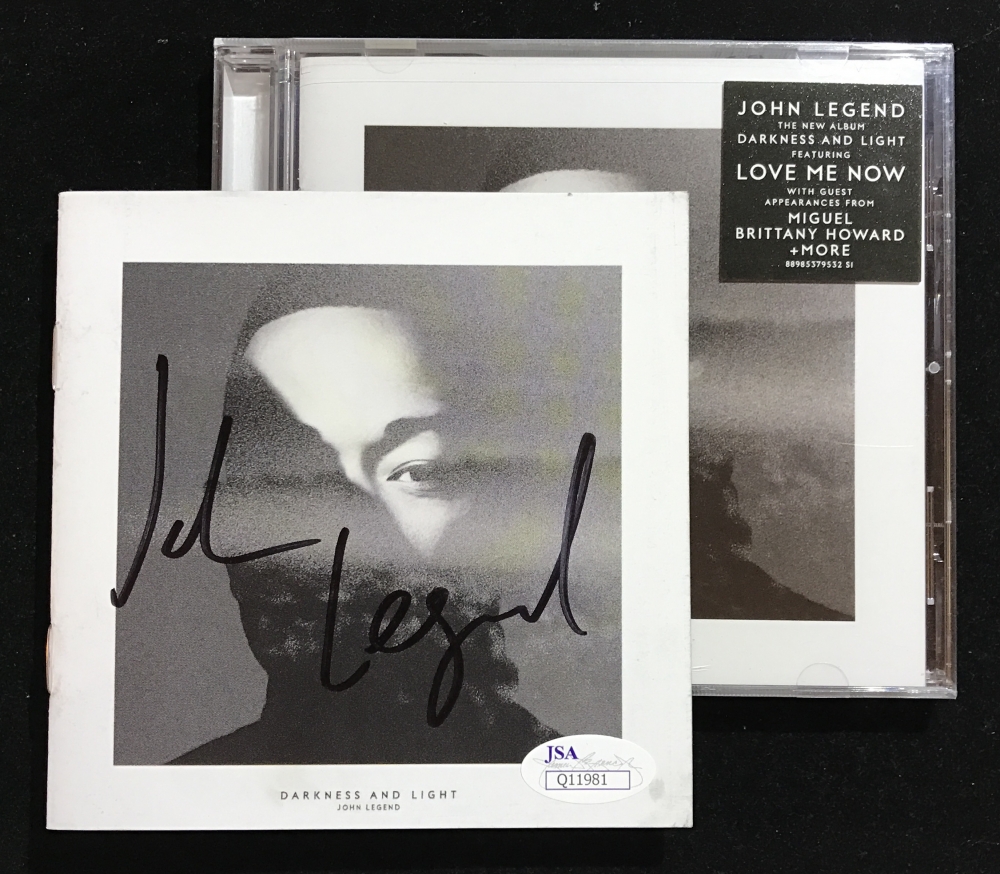 John Legend Signed "Darkness And Light" CD (JSA COA) | Pristine Auction