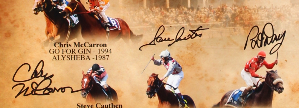Kentucky Derby Champions 16x20 Photo Signed by (8) with Pat Day, Jean ...