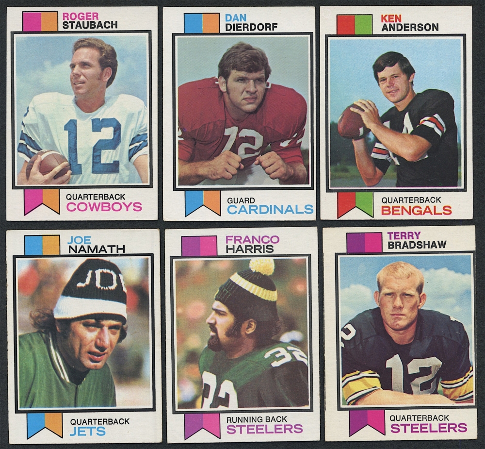 1973 Topps Football Complete Set of (528) Cards with #487 Ken Stabler ...