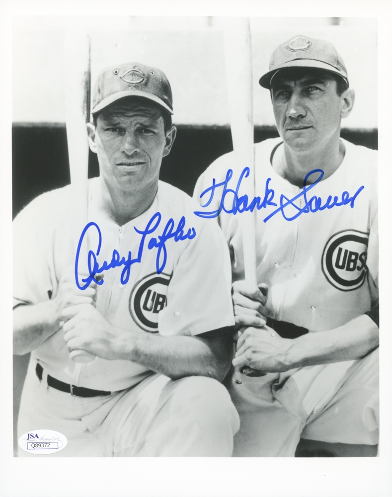 Hank Sauer & Andy Pafko Signed Cubs 8x10 Photo (JSA COA) | Pristine Auction
