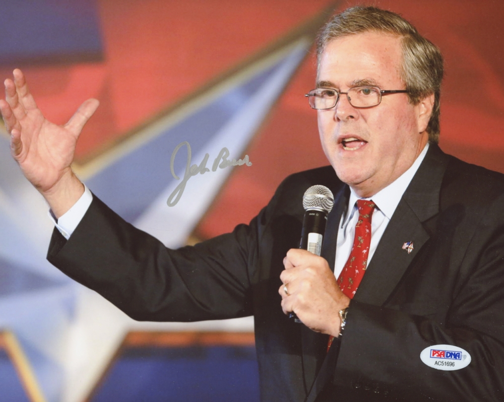 Jeb Bush Signed 8x10 Photo (PSA) | Pristine Auction