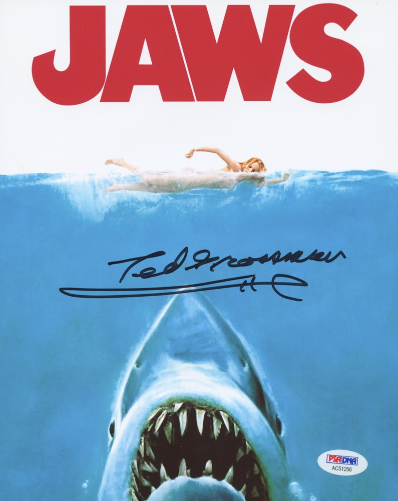 Ted Grossman Signed "Jaws" 8x10 Photo (PSA COA) | Pristine Auction