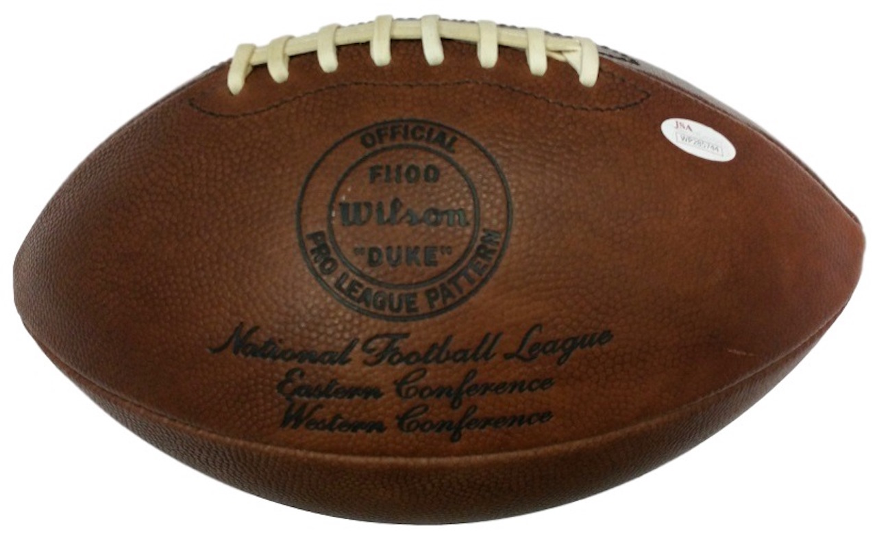 Dick Butkus Signed Wilson "Duke" Throwback Football (JSA COA ...