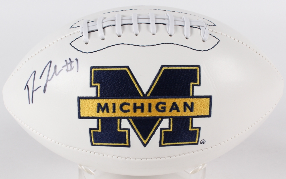 Devin Funchess Signed Michigan Wolverines Logo Football (JSA COA ...