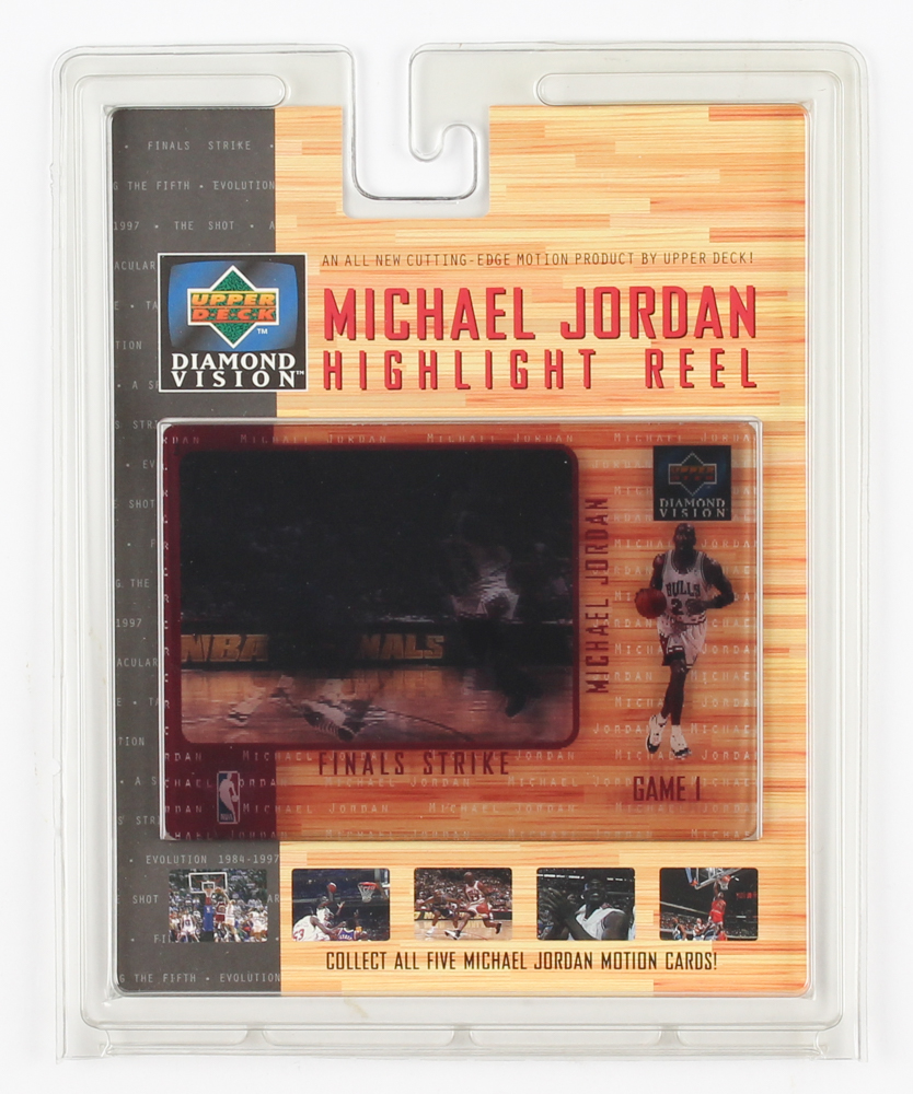 Michael Jordan "The Shot" 1989 Upper Deck Diamond Vision Highlight Reel ...