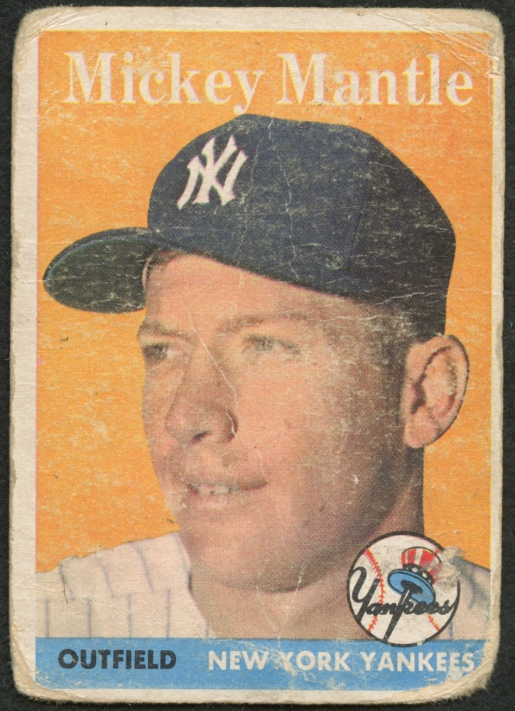 1958 Topps #150 Mickey Mantle | Pristine Auction