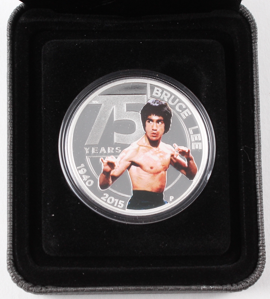 2015 75th Anniversary of Bruce Lee 1 Troy oz .999 Fine Silver Proof ...