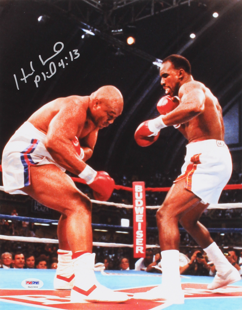 Evander Holyfield Signed 11x14 Photo (PSA COA) | Pristine Auction