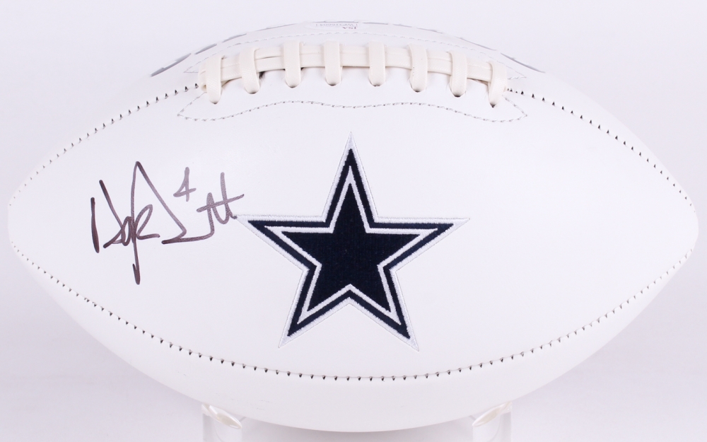 Dak Prescott Signed Cowboys Logo Football (JSA COA & Denver Autographs ...