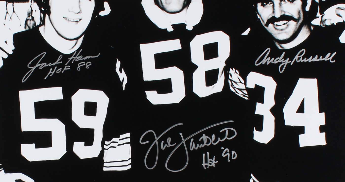 Jack Ham, Jack Lambert & Andy Russell Signed Steelers Legends 16x20 ...