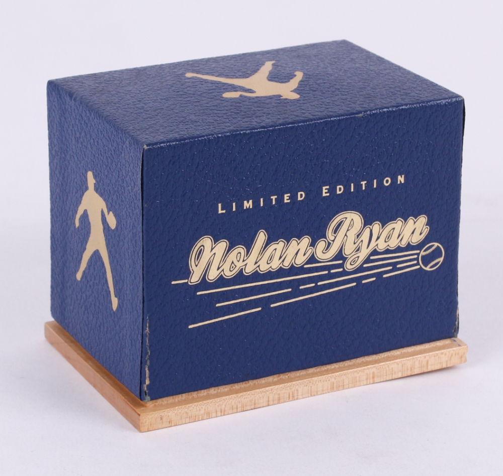 Nolan Ryan Signed LE OAL Baseball with Fossil Watch Display (Fossil COA ...