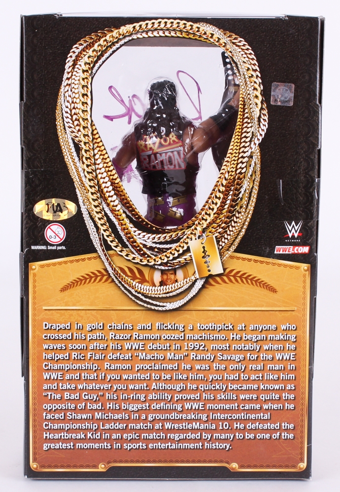 Scott "Razor Ramon" Hall Signed WWE Defining Moments Action Figure (MAB ...