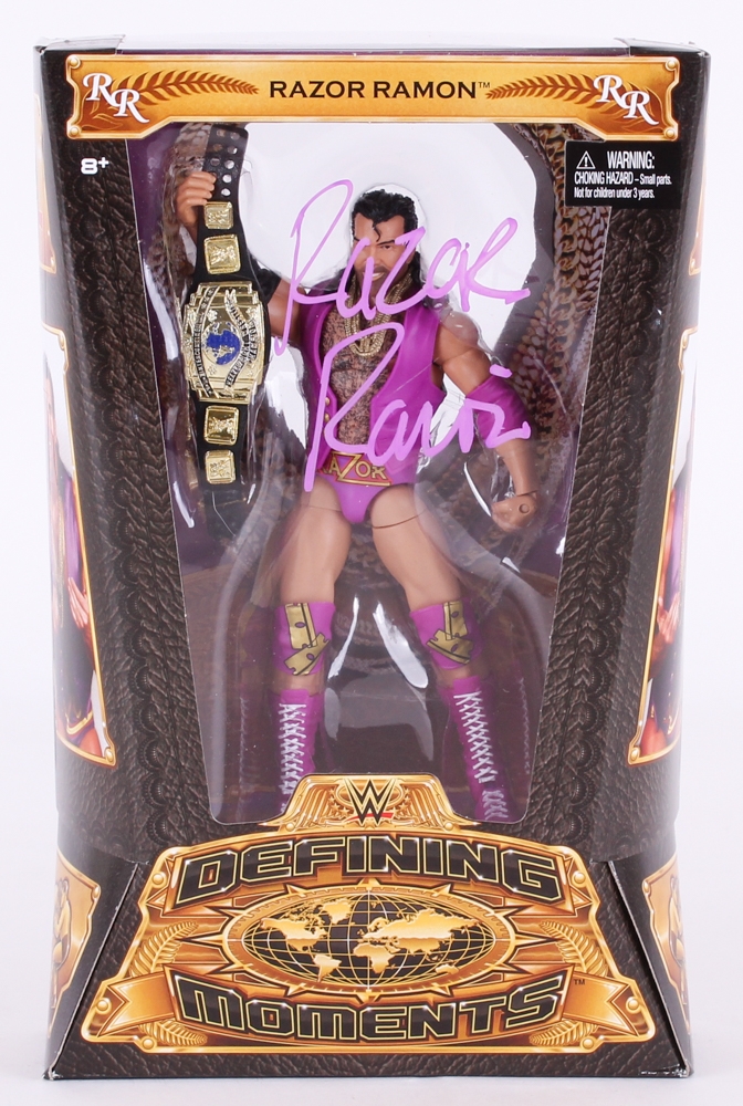 Scott "Razor Ramon" Hall Signed WWE Defining Moments Action Figure (MAB ...