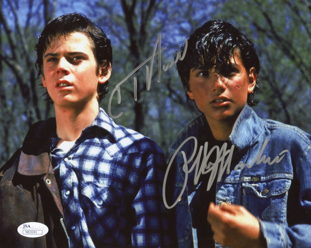 Ralph Macchio & C. Thomas Howell Signed "The Outsiders" 8x10 Photo (JSA ...