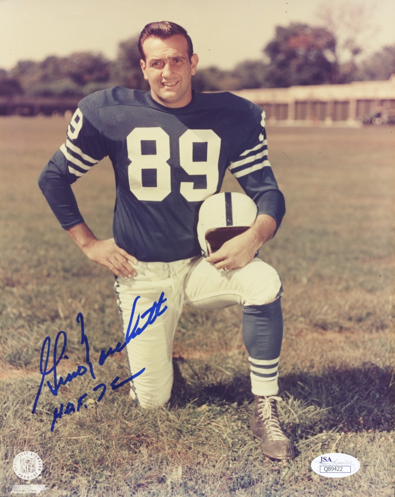 Gino Marchetti Signed Colts 8x10 Photo Inscribed "HOF 72" (JSA COA ...