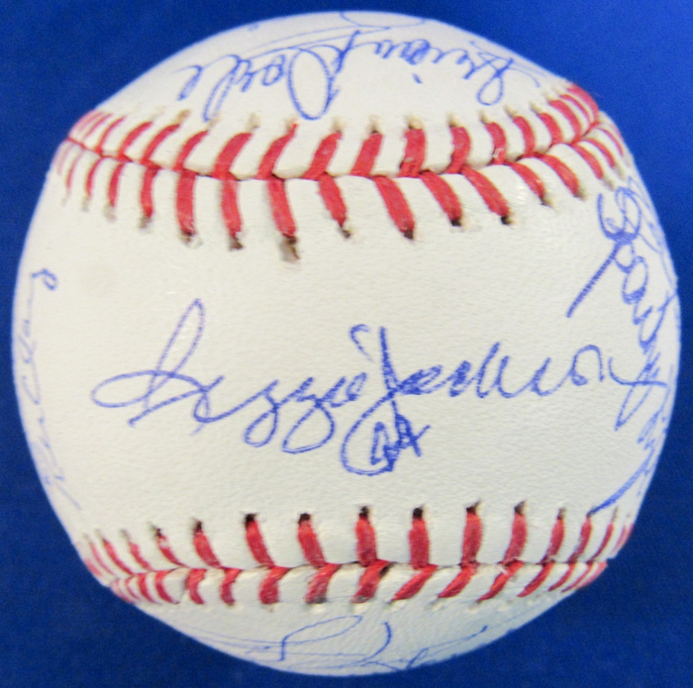 1978 Yankees Official World Series Baseball Team-Signed by (21) with ...